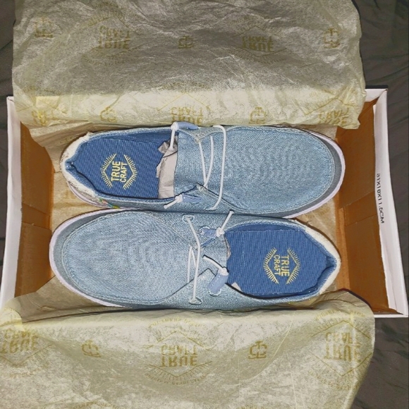 True Craft | Shoes | True Craftus 7denim Cream Hey Dudetype Lightweight ...